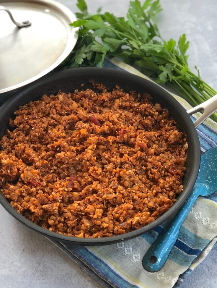 Vegan Impossible or Beyond Meat Meatloaf (with a beans & walnuts variation)