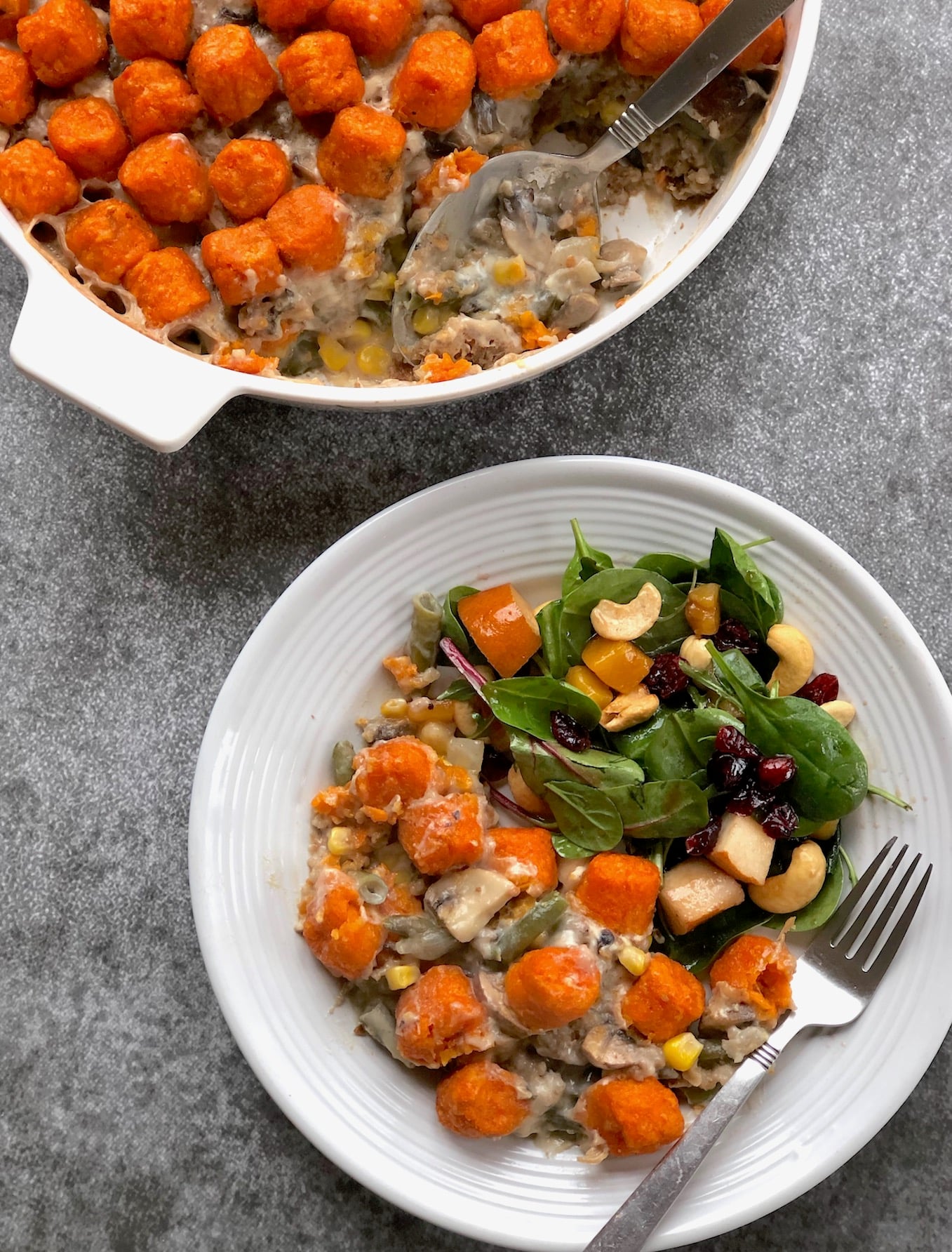 Vegan Hotdish — Tater Tot Casserole Goes Plant-Based
