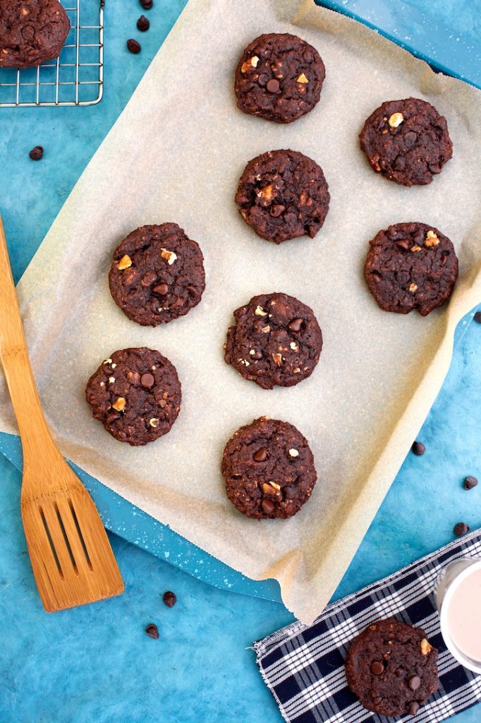 Gluten-Free Peanut Butter Chocolate Chip Teff Cookies