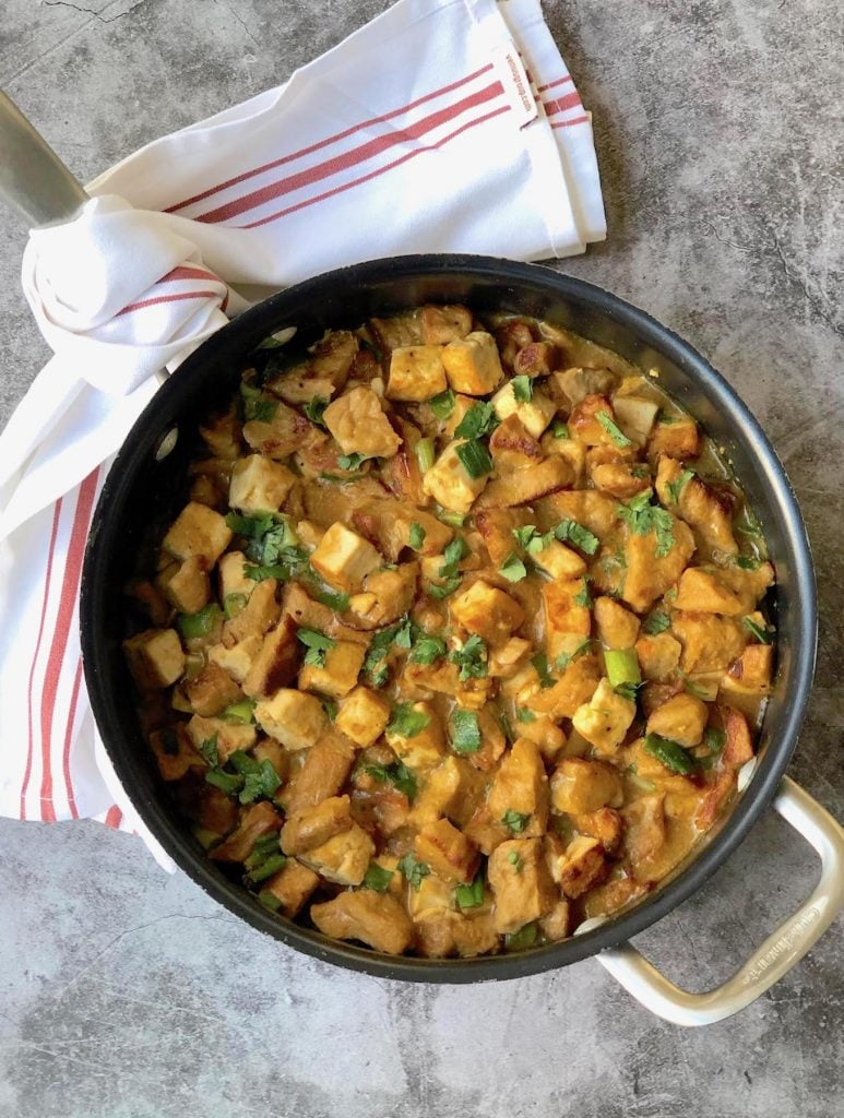 Tofu and Seitan Skillet with Easy Gravy - The Vegan Atlas