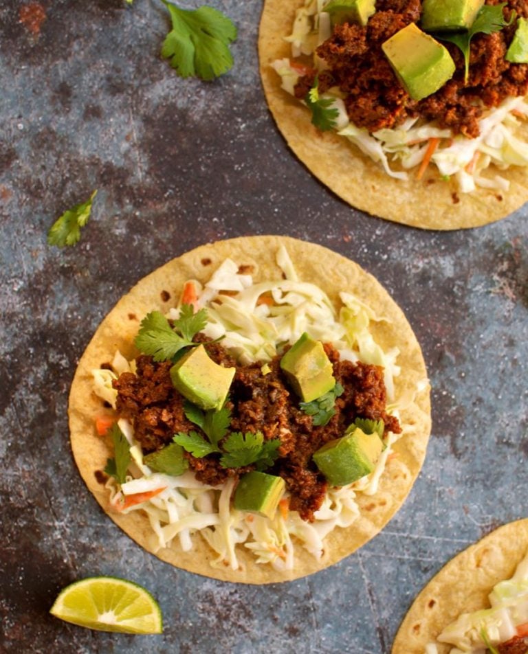 Vegan Beef-less Ground Recipes Made with Whole Foods, 4 Ways