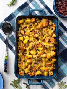 Traditional Potato and Bread Stuffing (with a Sweet Potato Option)
