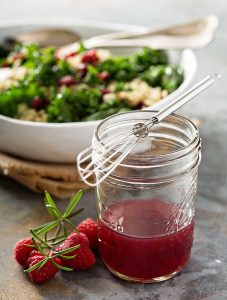 Homemade Raspberry Vinaigrette Dressing - The Vegan Atlas
