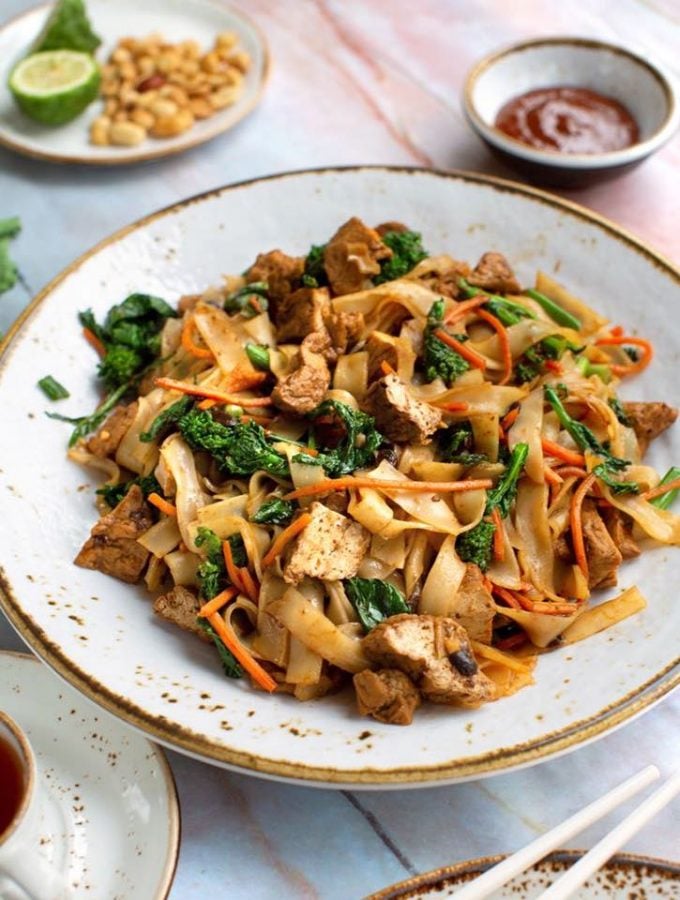 Vegan Pad See Ew with Plant-Based Protein - The Vegan Atlas