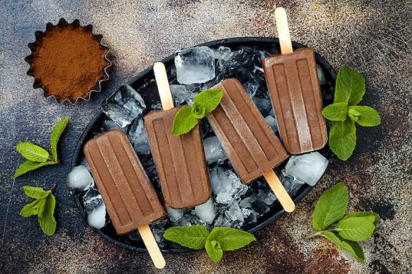Fudgy Dairy-Free Chocolate Ice Pops - The Vegan Atlas