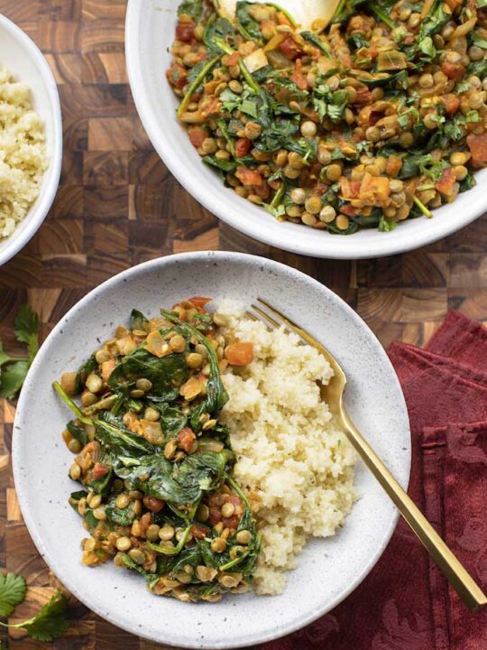 Lentil spinach curry store