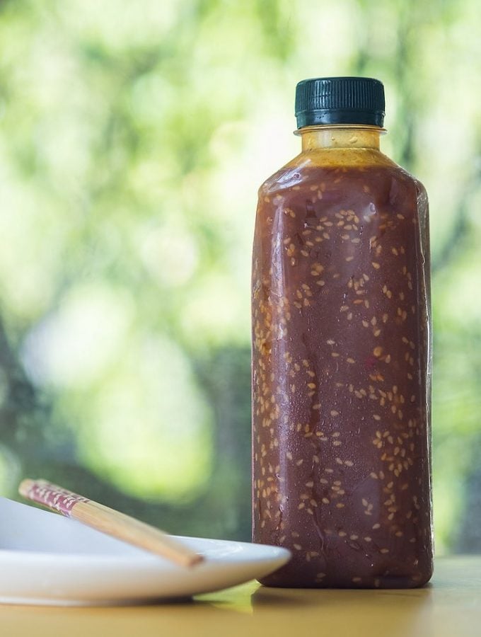 Sesame-Ginger Miso Salad Dressing - The Vegan Atlas