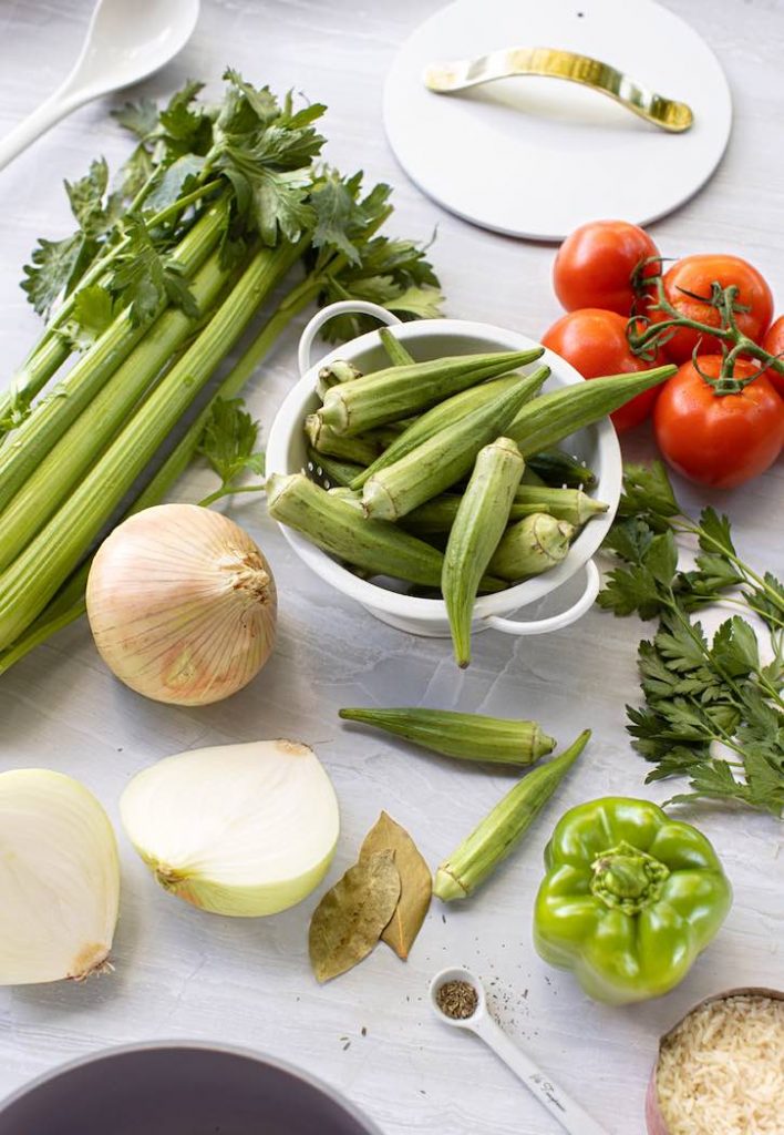 Southern-Style Okra Rice Soup - The Vegan Atlas