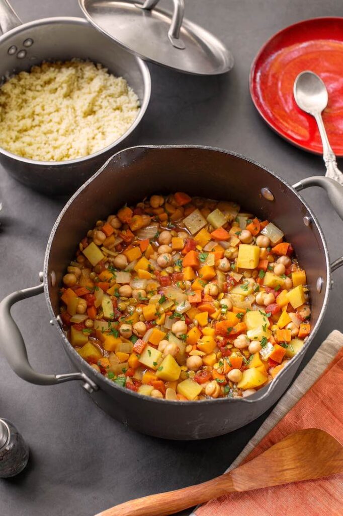 Moroccan Vegetable Stew (A classic dish made vegan)