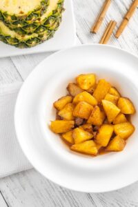 Maple Glazed Pineapple (Caramelized in the Skillet)