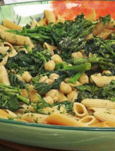 Penne with Broccoli Rabe and Chickpeas