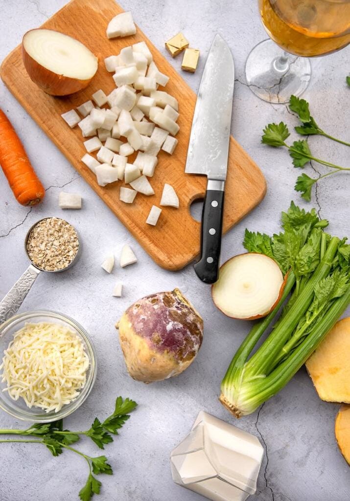 Hearty Winter Root Vegetable Soup - The Vegan Atlas