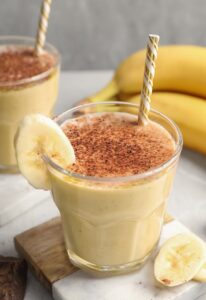 Mocha Maca Banana Smoothie - The Vegan Atlas