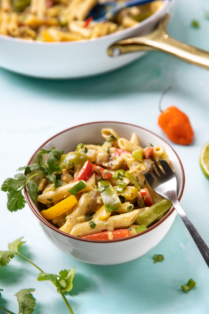 Vegan Jamaican Rasta Pasta