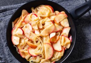Sautéed Apples and Onion (a sweet-and-savory side dish)